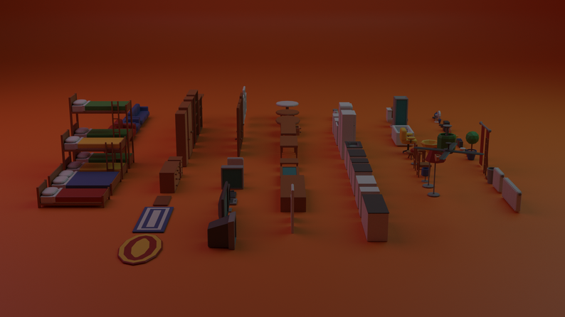Low Poly Household Items Pack by LowPolyAssets