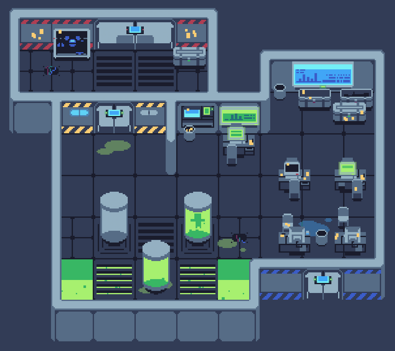 Tech Dungeon: Roguelite - Asset Pack by Pupkin Assets