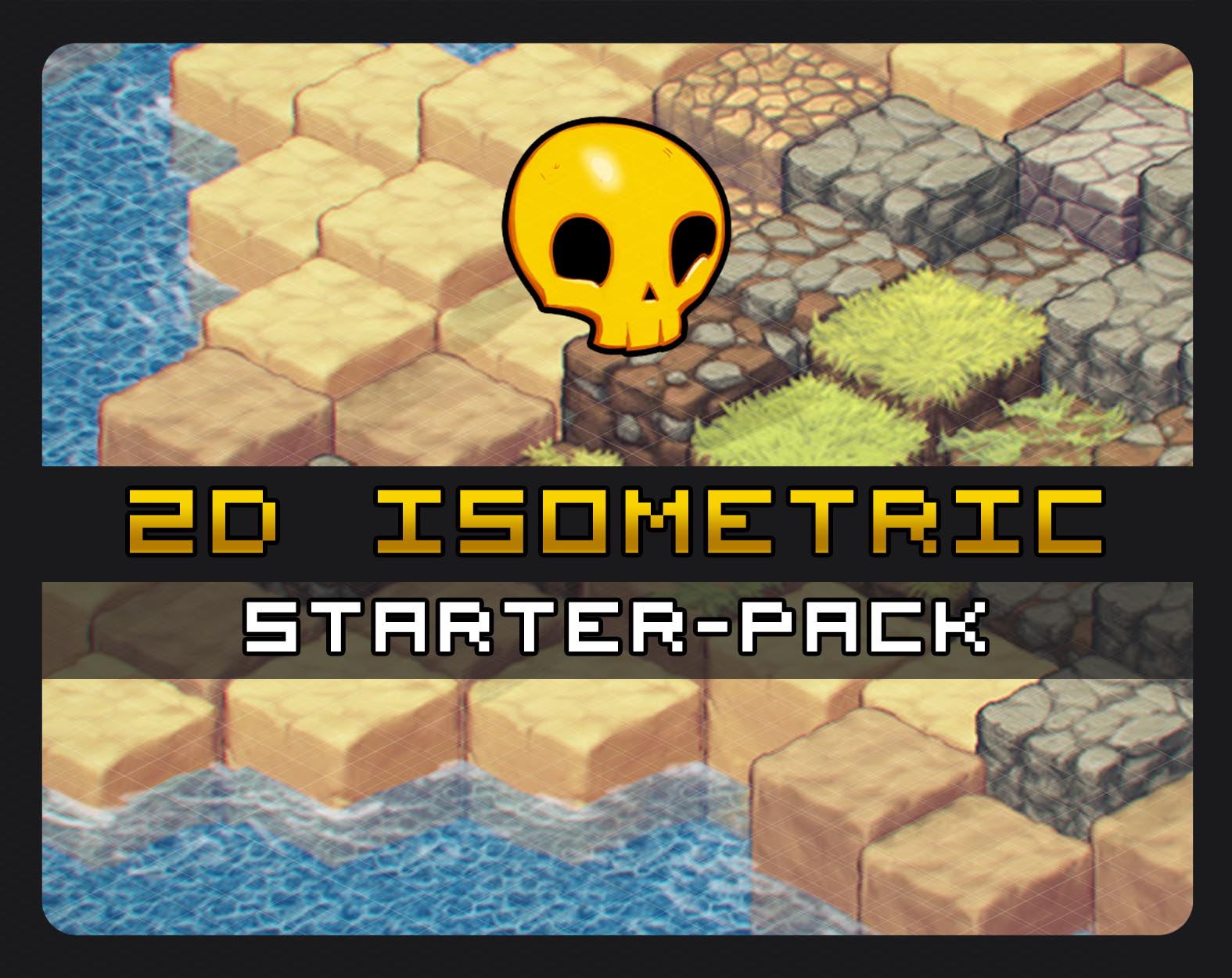 2D Isometric Tile Starter Pack by Golden Skull Art