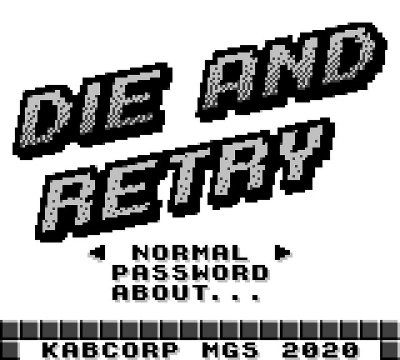 Die And Retry (GameBoy) by Kabcorp