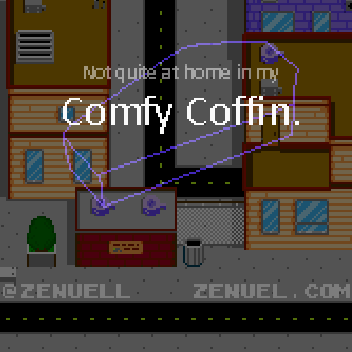 Comfy Coffin by Zenuel