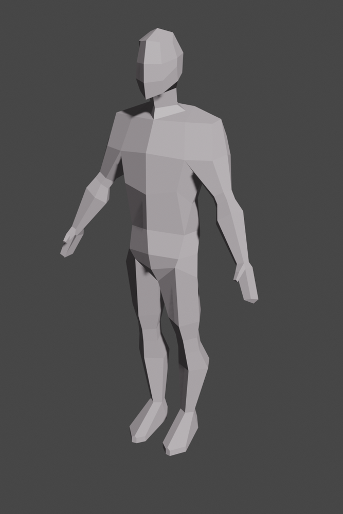 Low poly base Character by IDLandGames