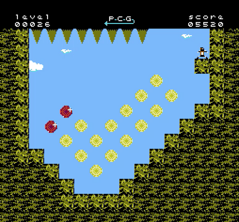Plummet Challenge Game (NES) by Fista Productions
