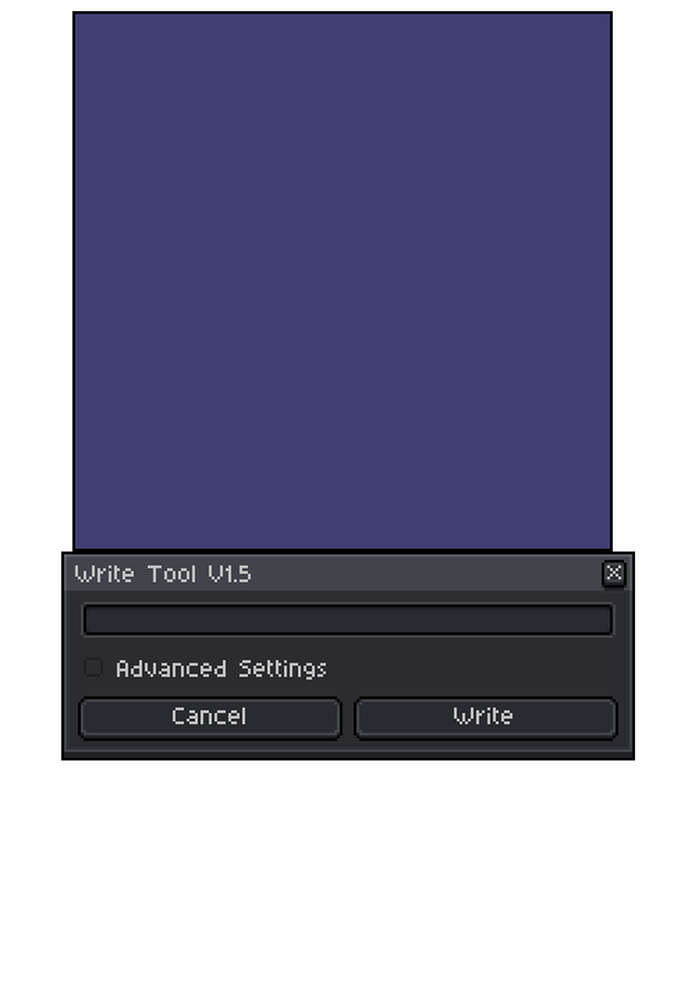 Write Tool for Aseprite by Jahdah