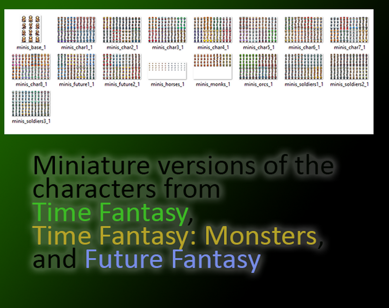 Time Fantasy Expansion - Mini Sprites by finalbossblues