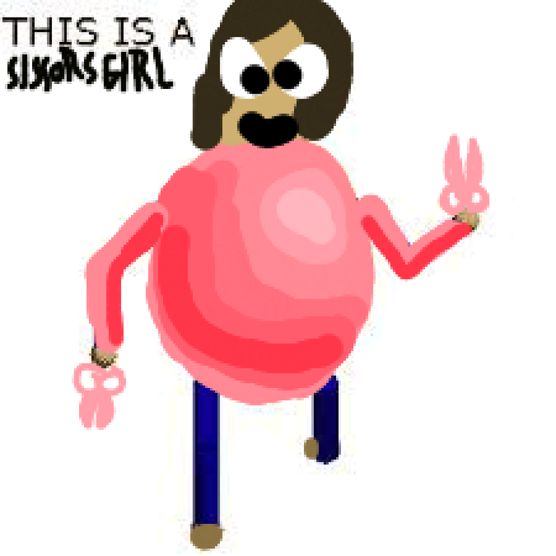 Pencil Boy and Scissors Girl in Baldi's Basics by ROSS'S SUMMER SESSIONS