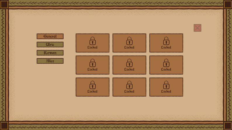 Fantasy Ren'py GUI template by Skolaztika