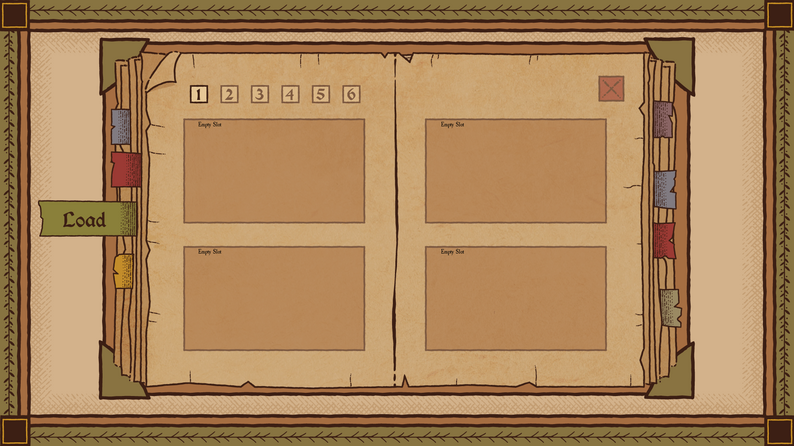 Fantasy Ren'py GUI template by Skolaztika