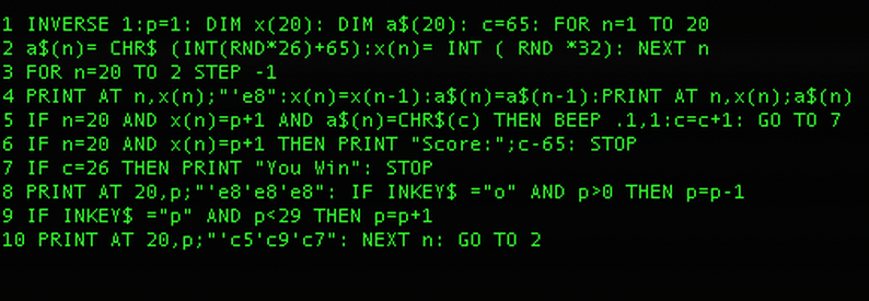 ASCII BLOCKS 10 Liner by jonv
