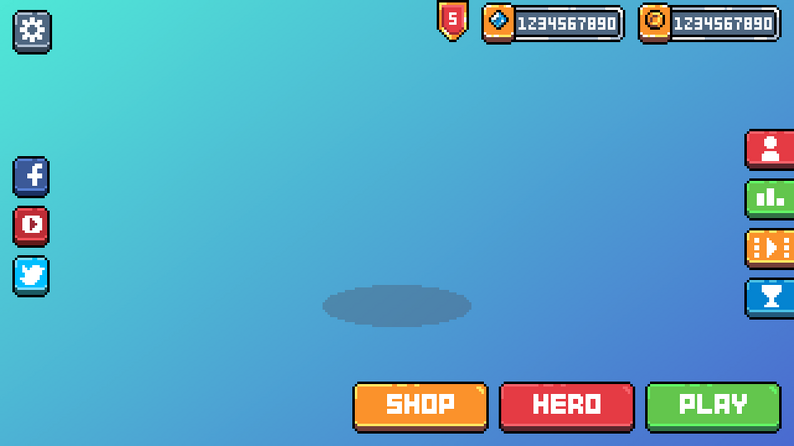 Game UI [PixelArt] by Yashe