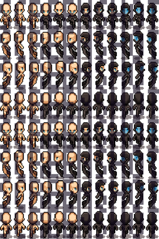 Character Sprite Base [Male & Female + SpaceSuits] by TwentyFree