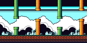 Flappy Bird Assets - Pixel Art by MegaCrash