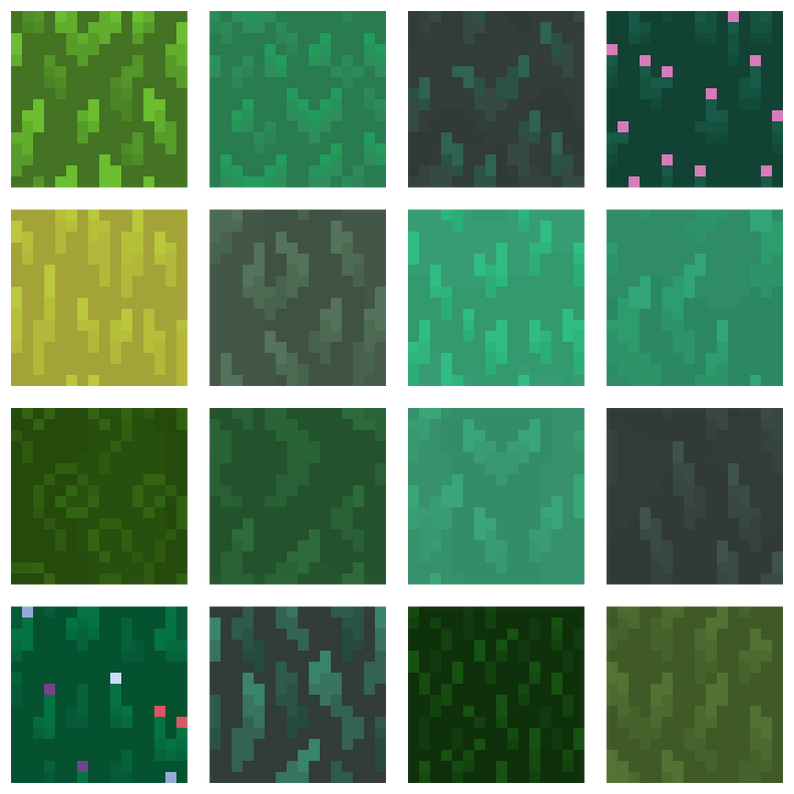 16 X 16 grass tileset by Joe777