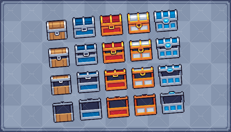 10 Animated Chests Pack by MoDsama