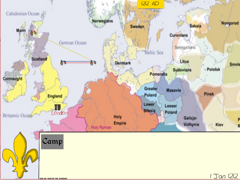 Benny's 1212 AD: The Anglo-French War and the Crusades by The Benny