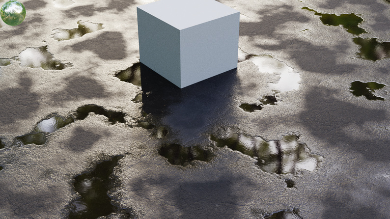 Procedural Puddle For Blender by MUMLADZE
