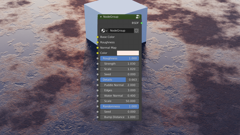 Procedural Puddle For Blender by MUMLADZE