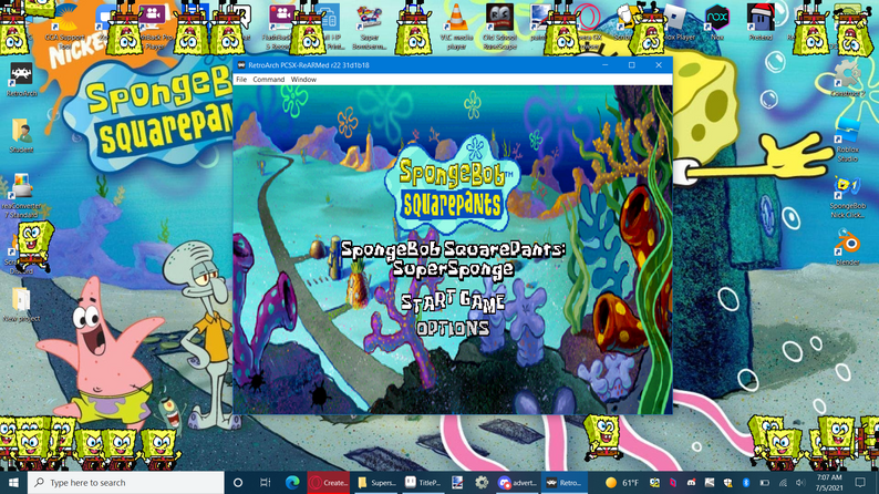 Supersponge on your Desktop! by Pizzy the Dizzy