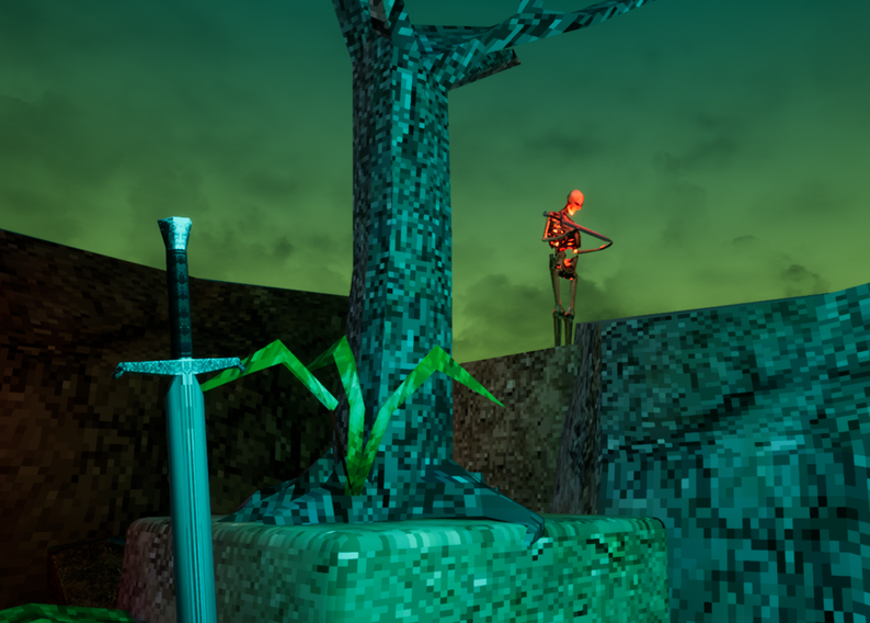 PS1 Dark Fantasy Horror Game Assets (by Stark Crafts) by Stark Crafts