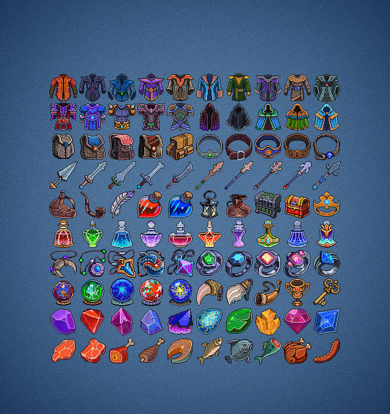 RPG Inventory Icons v.2 by Erkmen Artworks