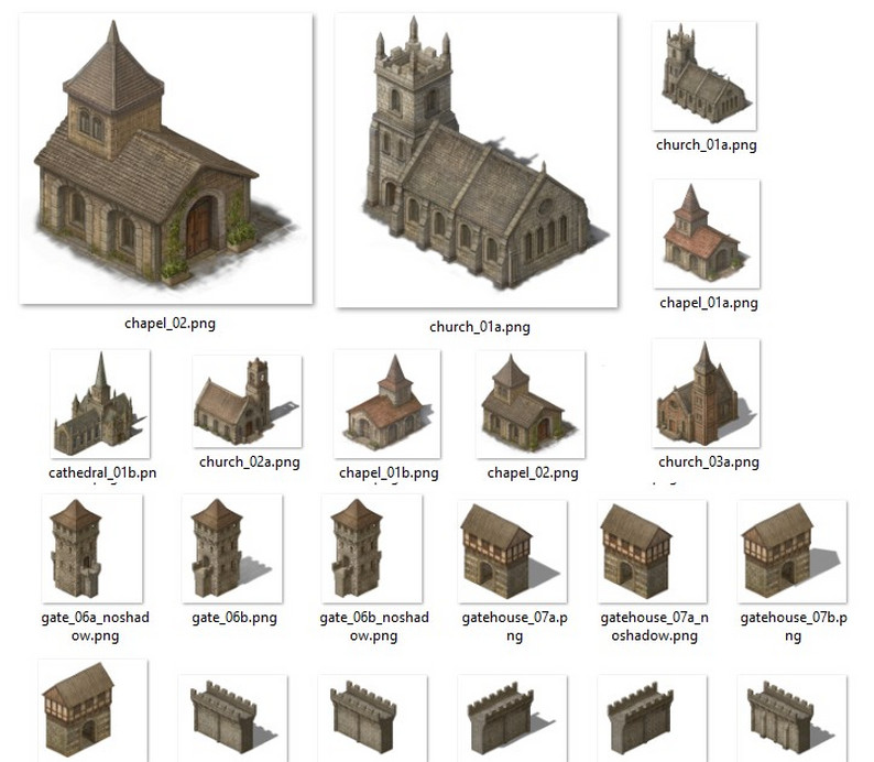 Isometric Realm - Medieval Buildings by jpcu