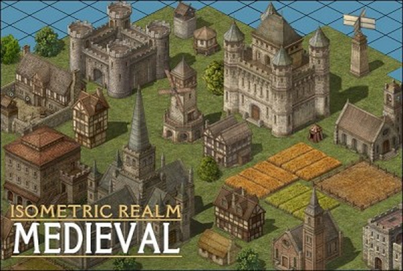 Isometric Realm - Medieval Buildings by jpcu