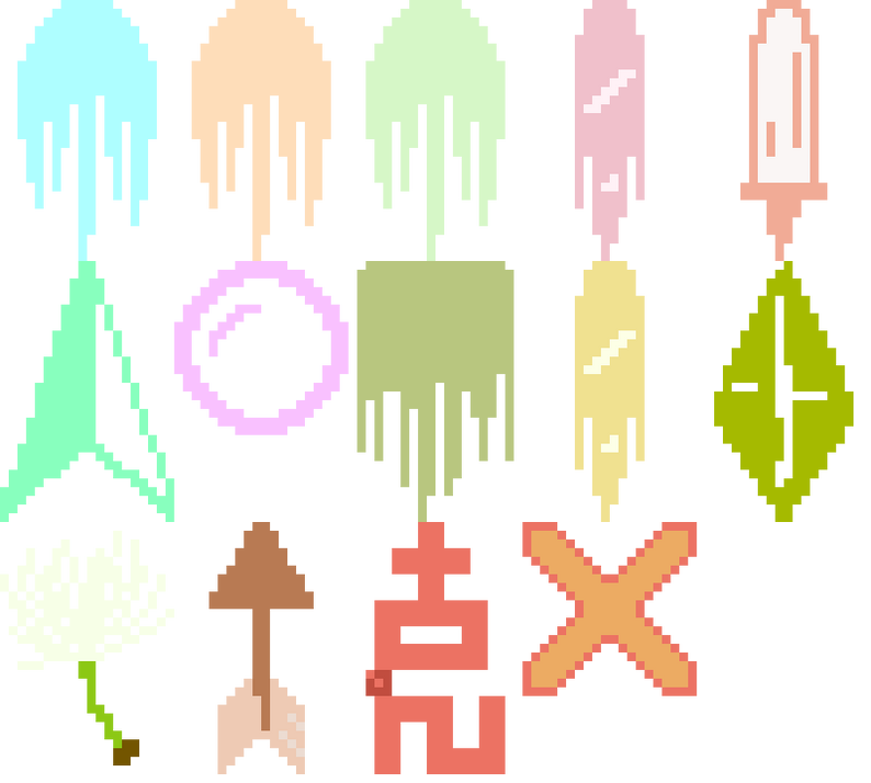 Pixel bullet mini pack by 25349023