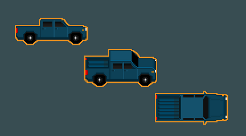 Pixel Art Car Pack by realcreative