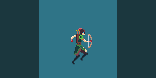 Archer Character sprite (42x42) by Warren Clark