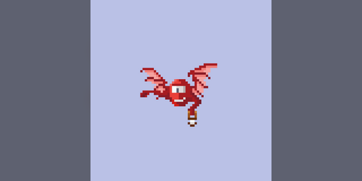 Flying Eye Creature by Warren Clark