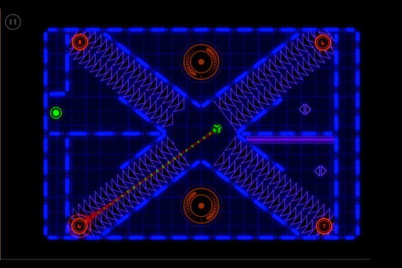 Neon Maze by Living Automata