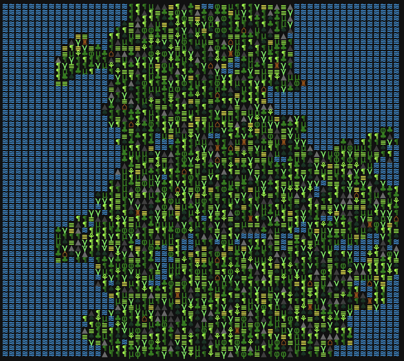 ASCII Map Generator by Nicholas Foo