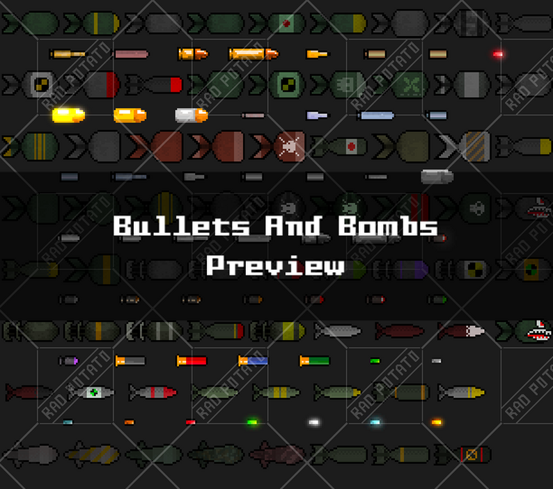 PIXEL PERFECT: PROJECTILE KIT by Rad Potato