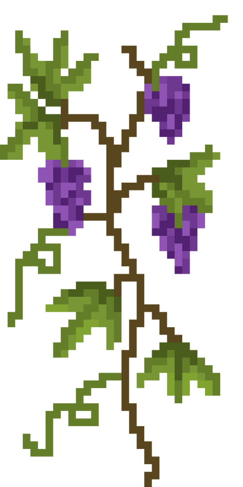 Free Pixel Climbing plants pack 32x64 by Danaida