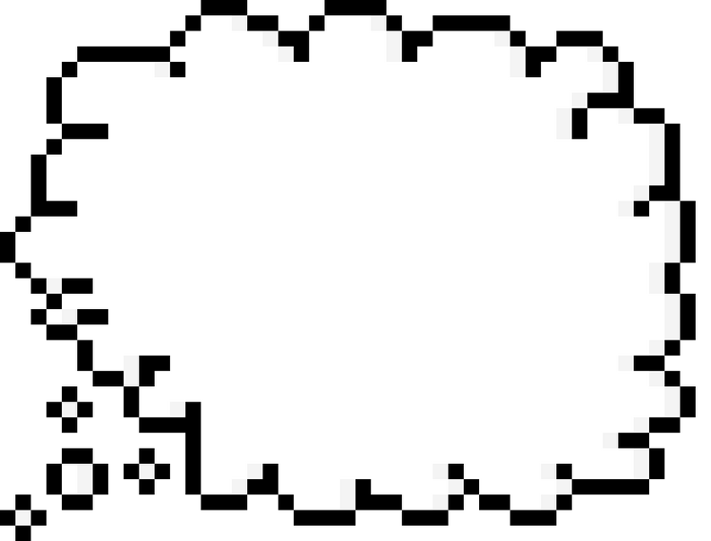 Pixel Text Bubbles! - Get Them! by Mikiz
