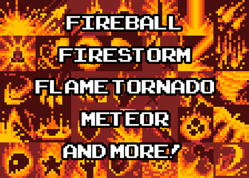 Fire Skills Icon Pack [16x16] by moniq.moon.6