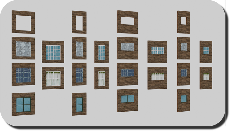 Retro Modular House Pack by Elegant Crow