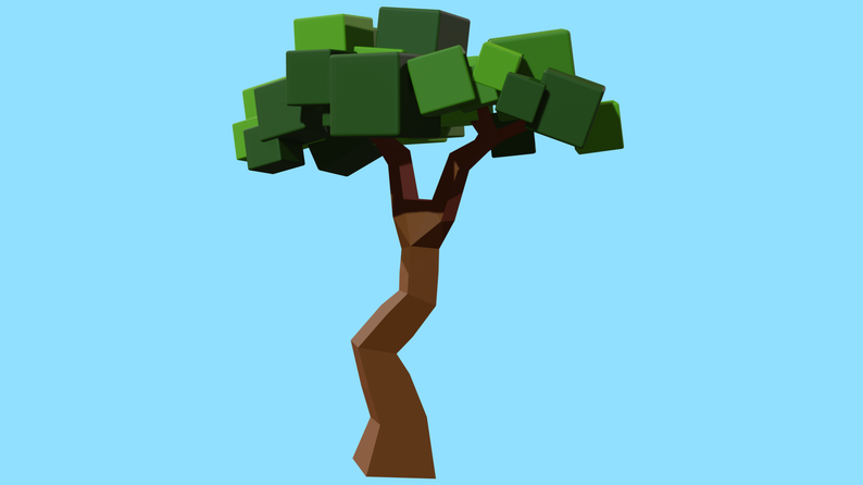 Low Poly Stylised Tree Pack by LowPolyAssets