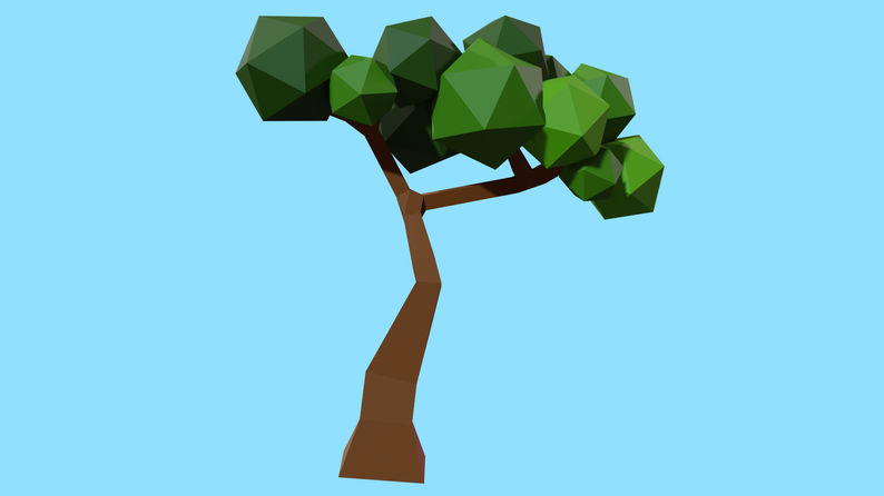 Low Poly Stylised Tree Pack by LowPolyAssets