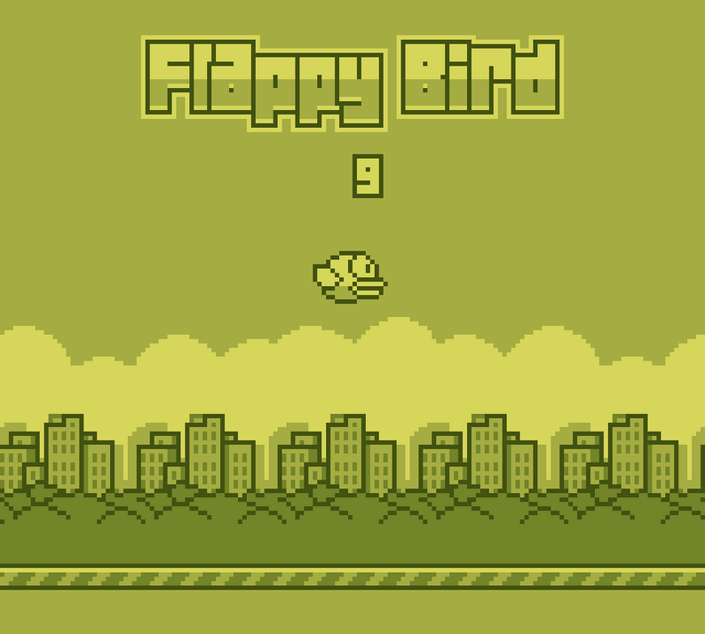 Flappy Bird for GameBoy by its-terra