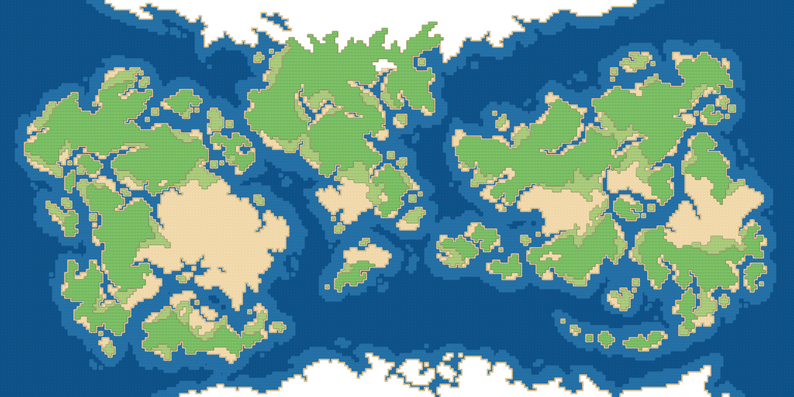 RPG Maker Overworld Sample Maps by LadyLuck RPG Maker Overworld Sample Maps by LadyLuck