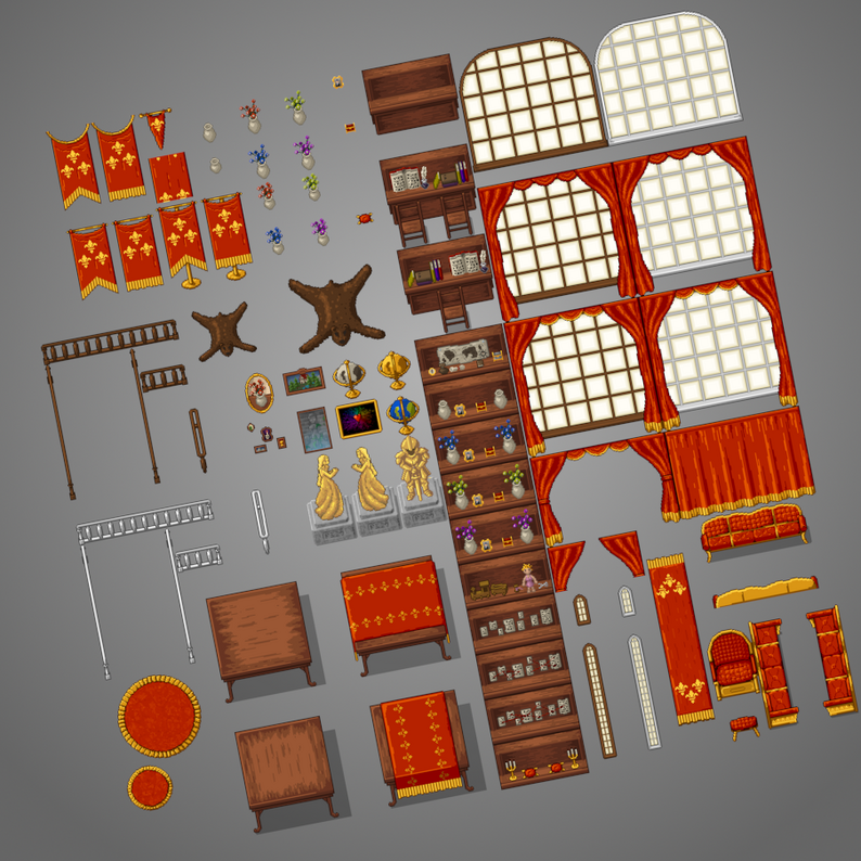 Rasaks Pixelhölle: Fantasy-Tileset by Rasak