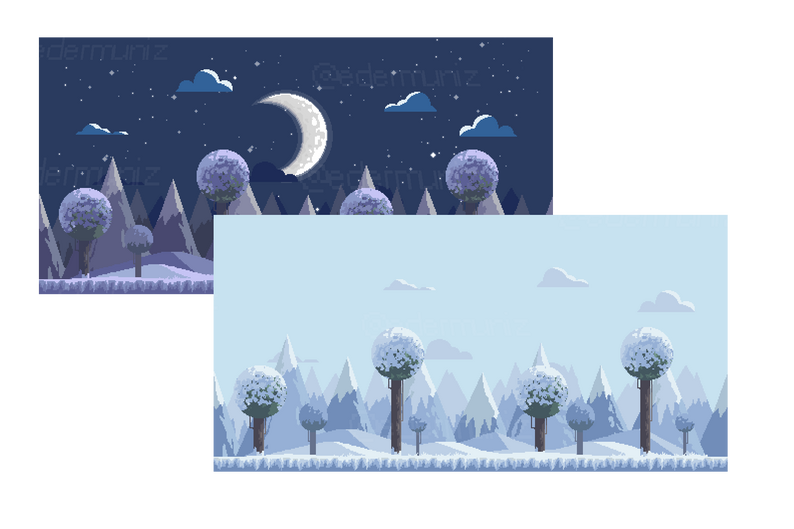 Pixel Art Infinite Runner - Pack by edermunizz