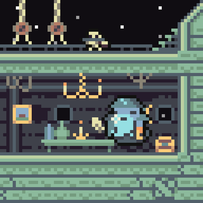 [8x8] Ghost Ship Platformer Asset Pack by Gustavo Vituri