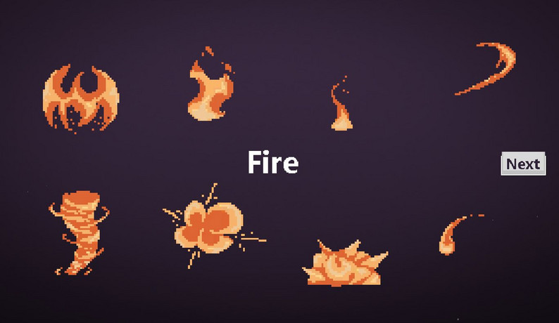 Pixel Art RPG VFX by afgameassets