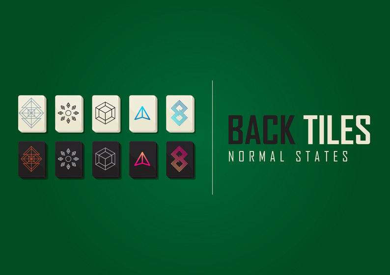 Mahjong Tile Set by Royal Graphics Resources