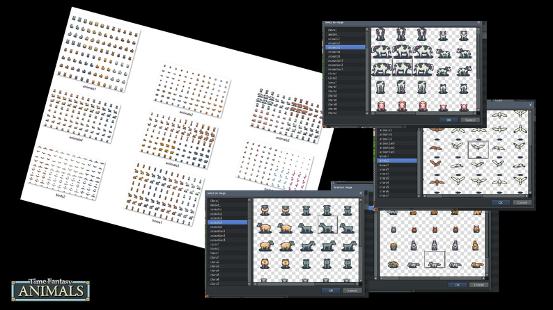 Animals Sprite Pack by finalbossblues