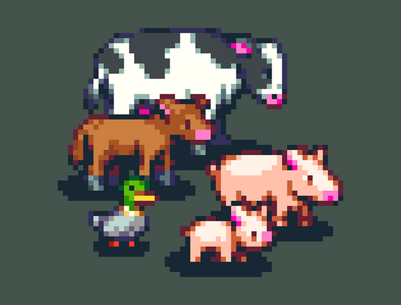 Animals Sprite Pack by finalbossblues