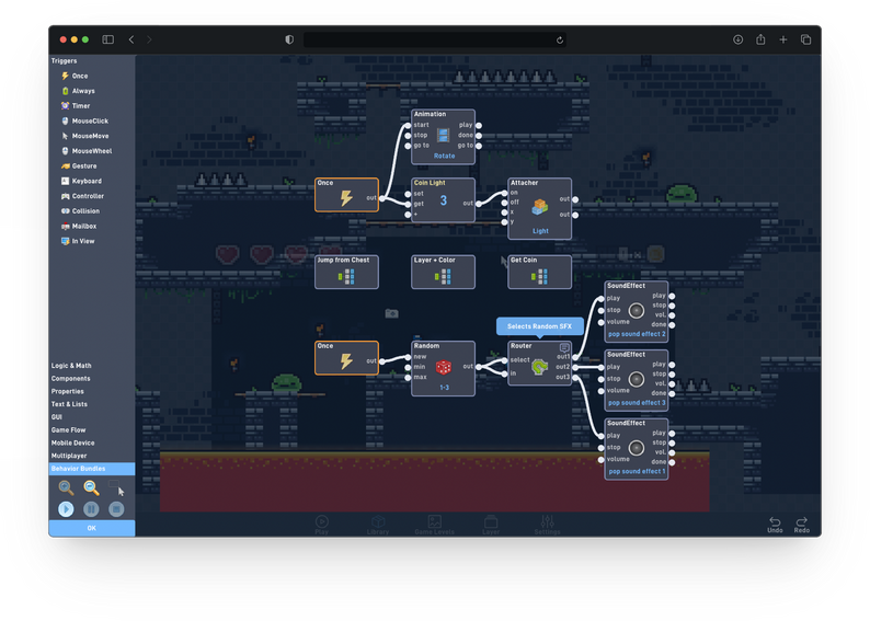 Flowlab Game Engine by grazer, Samuel Tomé