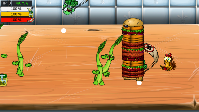 Cartoon Battle Burger by Twinfox